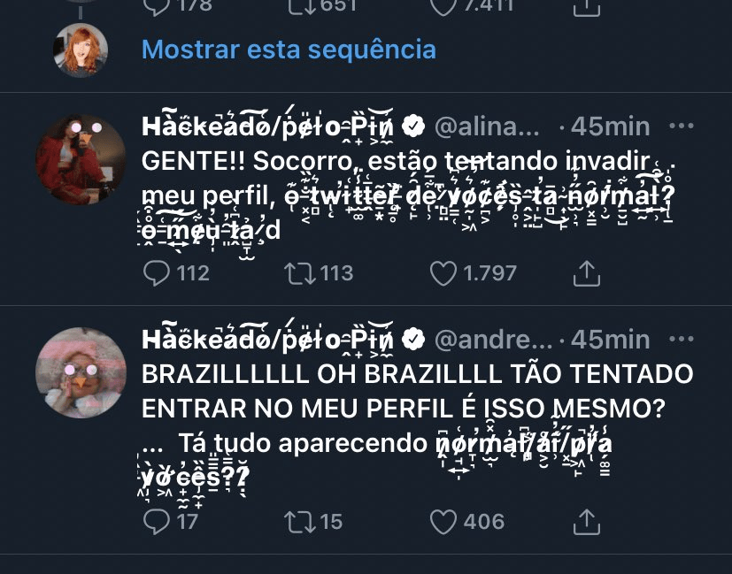 Andreza Delgado tem seu Twitter hackeado por Ponto - EPIC Digitais